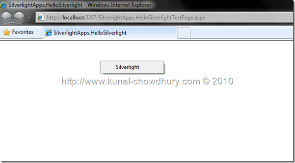 Silverlight Tutorials Chapter 2: Introduction to Silverlight Application Development